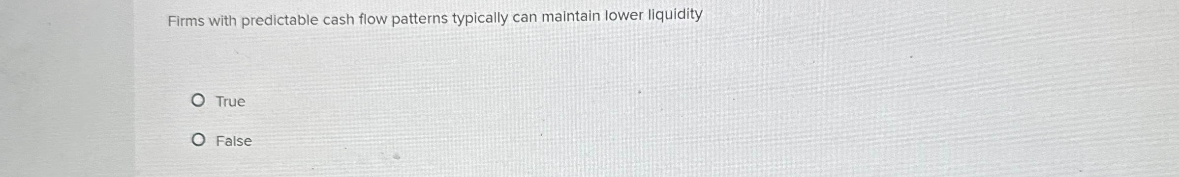 Solved Firms with predictable cash flow patterns typically | Chegg.com