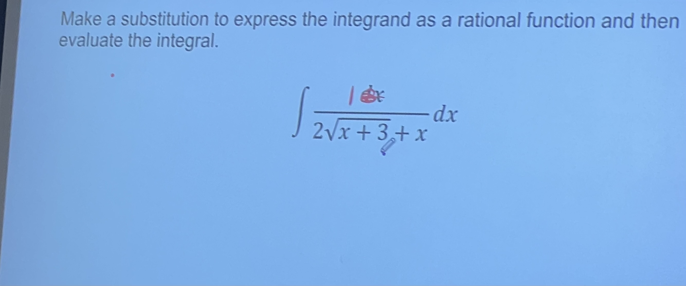 Solved Make a substitution to express the integrand as a | Chegg.com