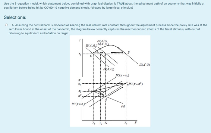 Use the 3-equation model, which statement below, | Chegg.com