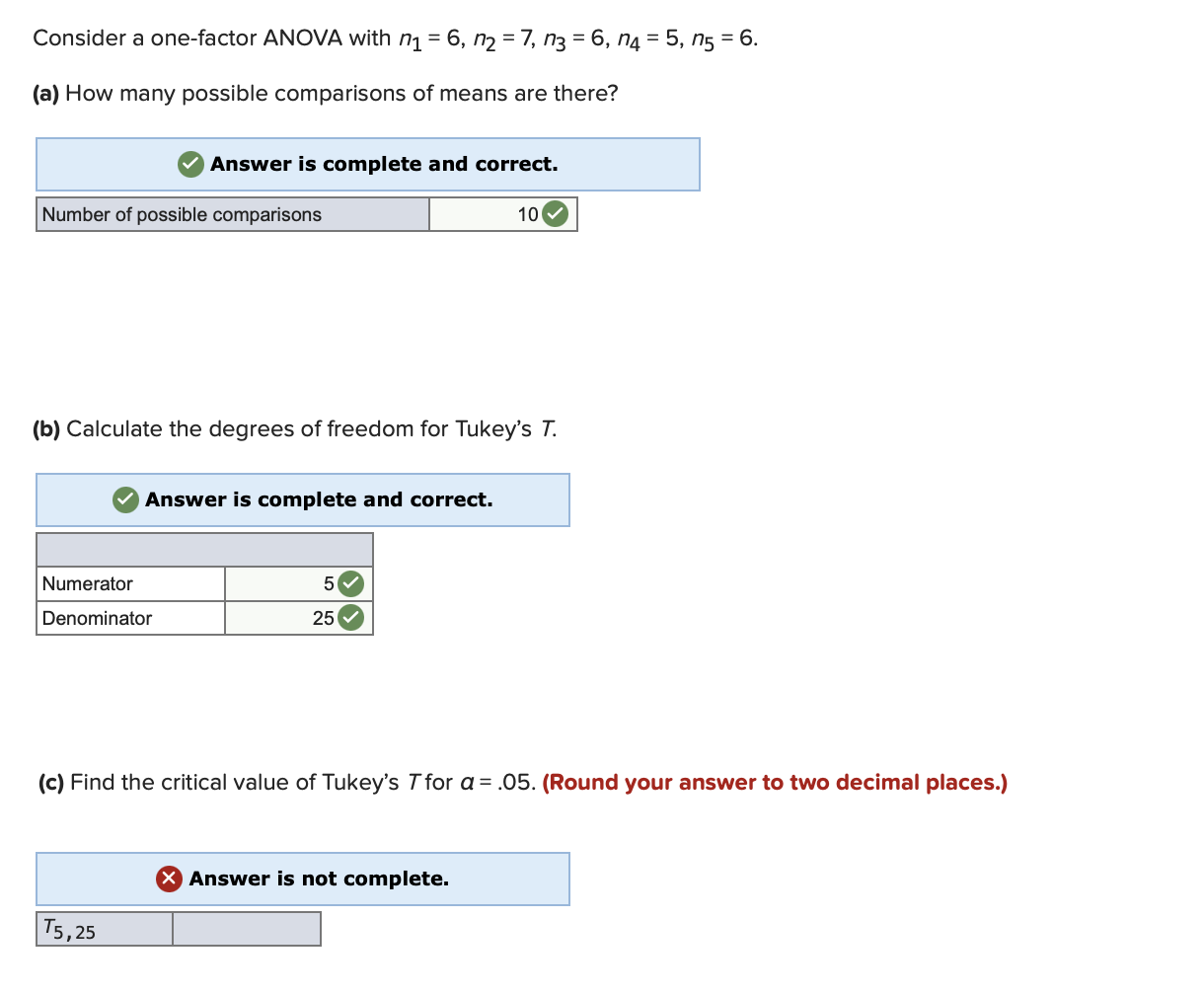 Solved Consider a one-factor ANOVA with | Chegg.com