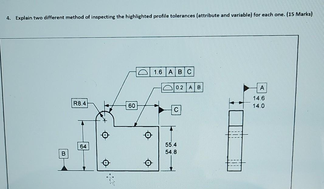 Solved 4. Explain two different method of inspecting the | Chegg.com