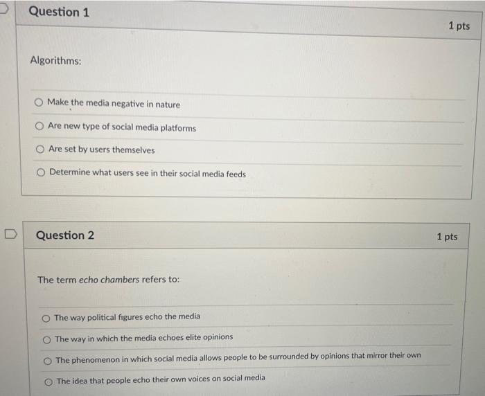 Solved Algorithms: Make the media negative in nature Are new | Chegg.com