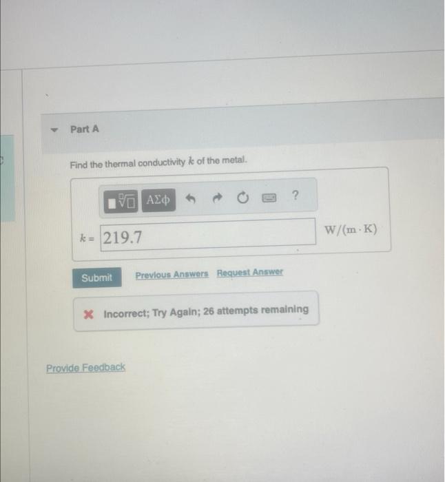 Solved One end of an insulated metal rod is maintained at | Chegg.com