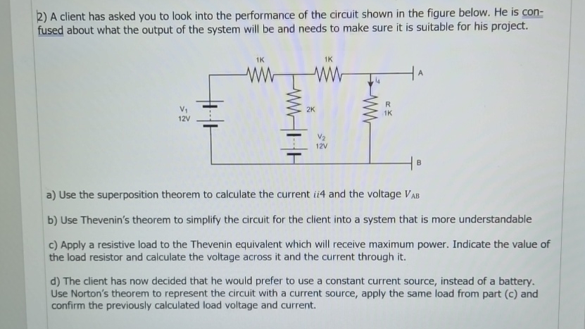 Solved A client has asked you to look into the performance | Chegg.com