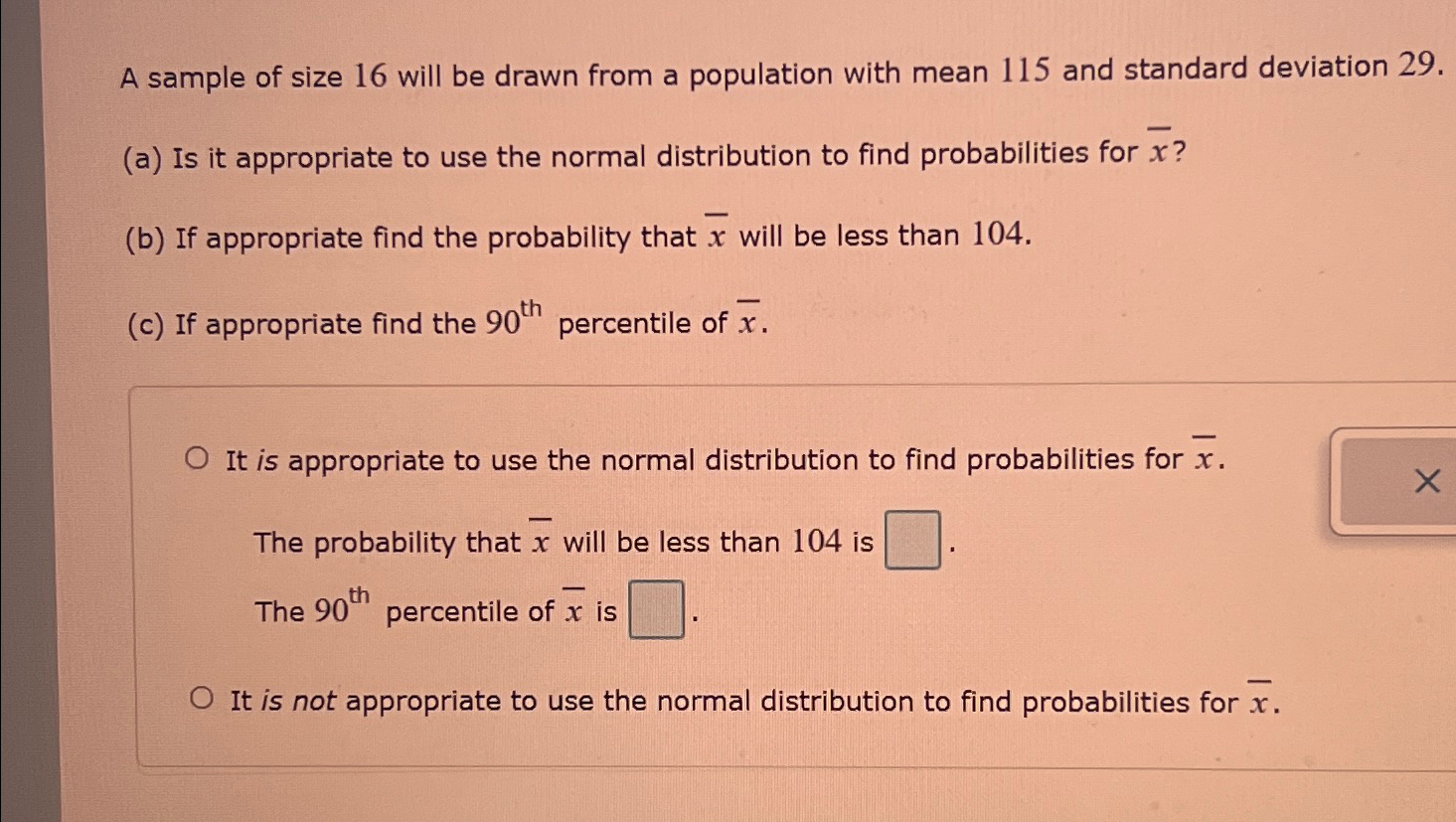 Solved A sample of size 16 ﻿will be drawn from a population | Chegg.com