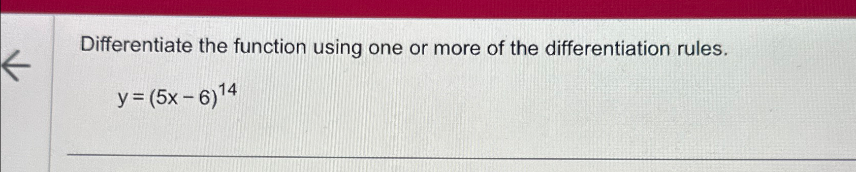 Solved Differentiate the function using one or more of the | Chegg.com