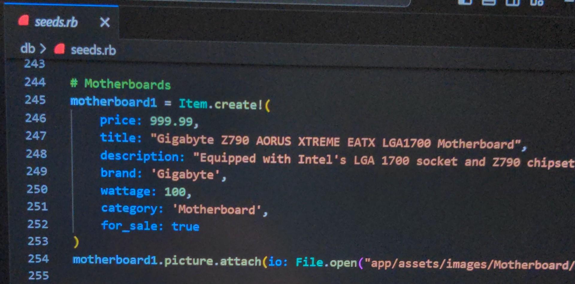 Solved Ruby on Rails question. Im making a little e-commerce | Chegg.com
