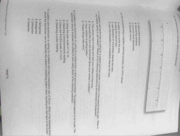 Solved the big below indices which of the A Interrupted | Chegg.com