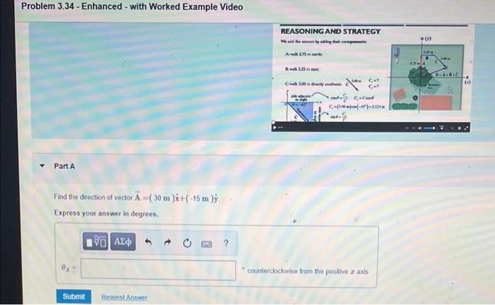 Solved Problem 3.34 - Enhanced - with Worked Example Video | Chegg.com