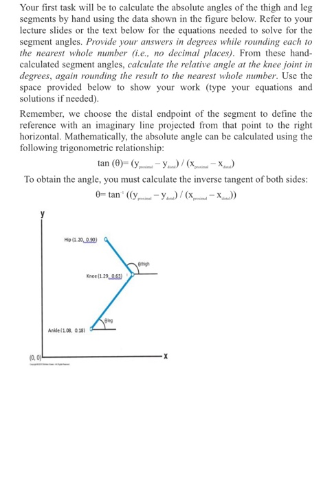 Your first task will be to calculate the absolute | Chegg.com