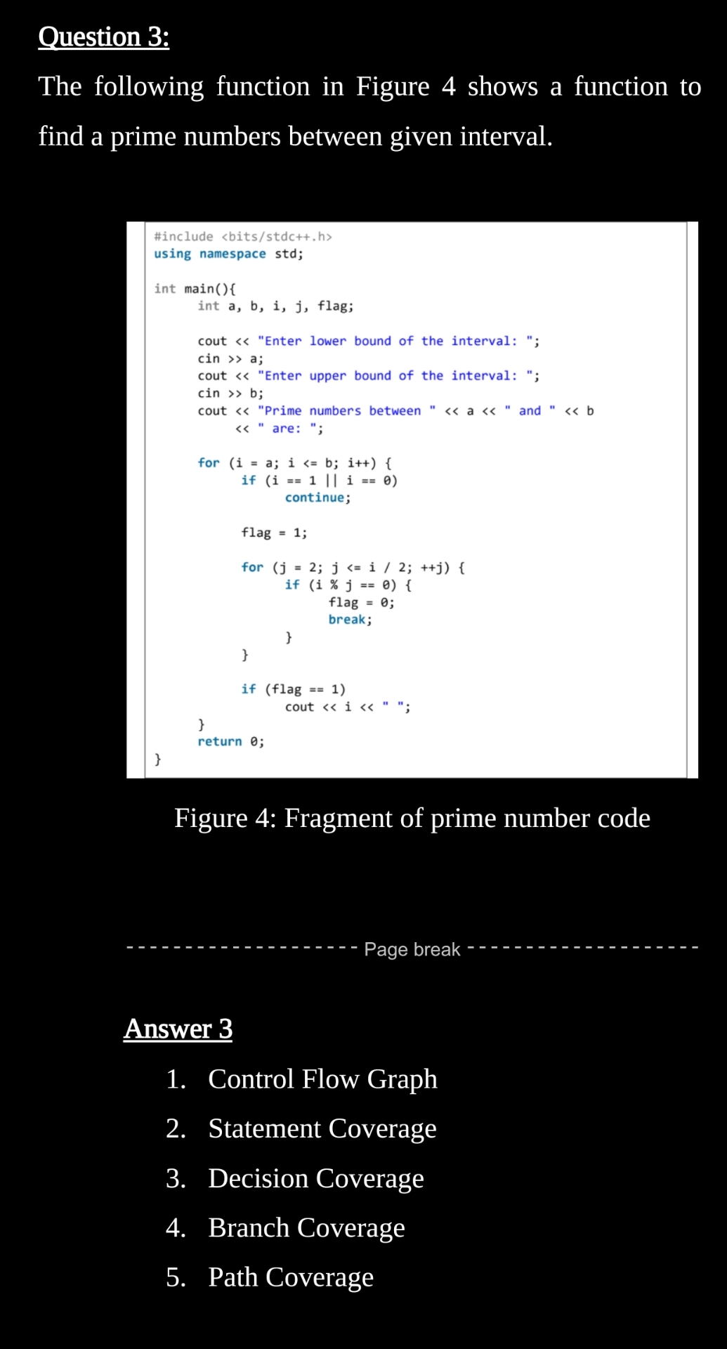 Question 3:The following function in Figure 4 ﻿shows | Chegg.com