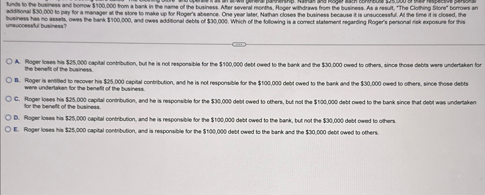 Solved funds to the business and borrow $100,000 ﻿from a | Chegg.com