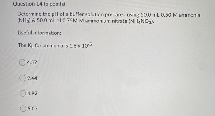 Solved Question 15 (6 points) 1. Determine the Ecell for the | Chegg.com