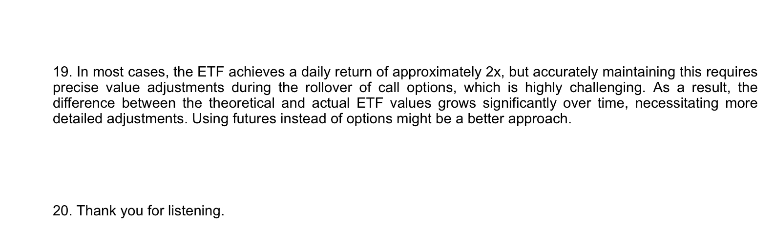 Solved In most cases, the ETF achieves a daily return of | Chegg.com