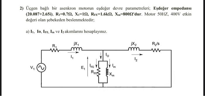 Solved The equivalent circuit parameters of a | Chegg.com
