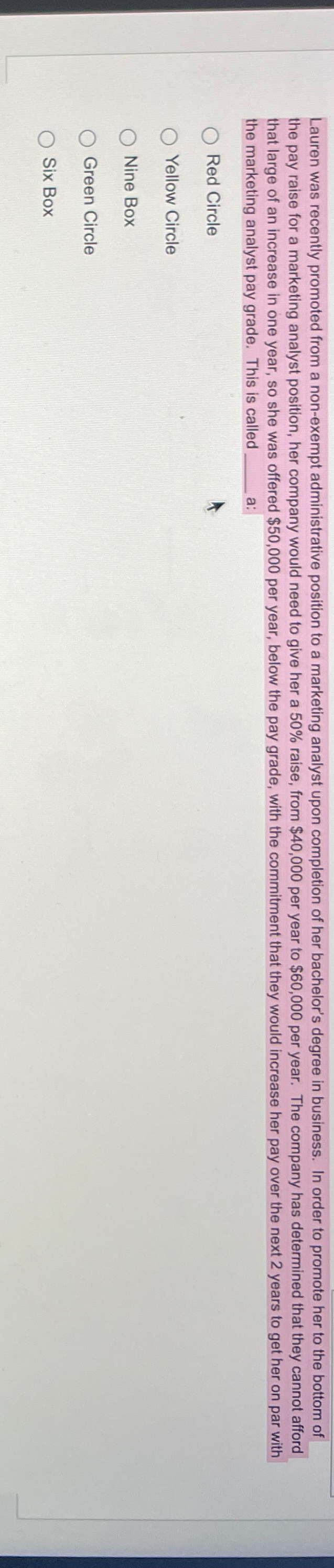 Solved Lauren was recently promoted from a non-exempt | Chegg.com