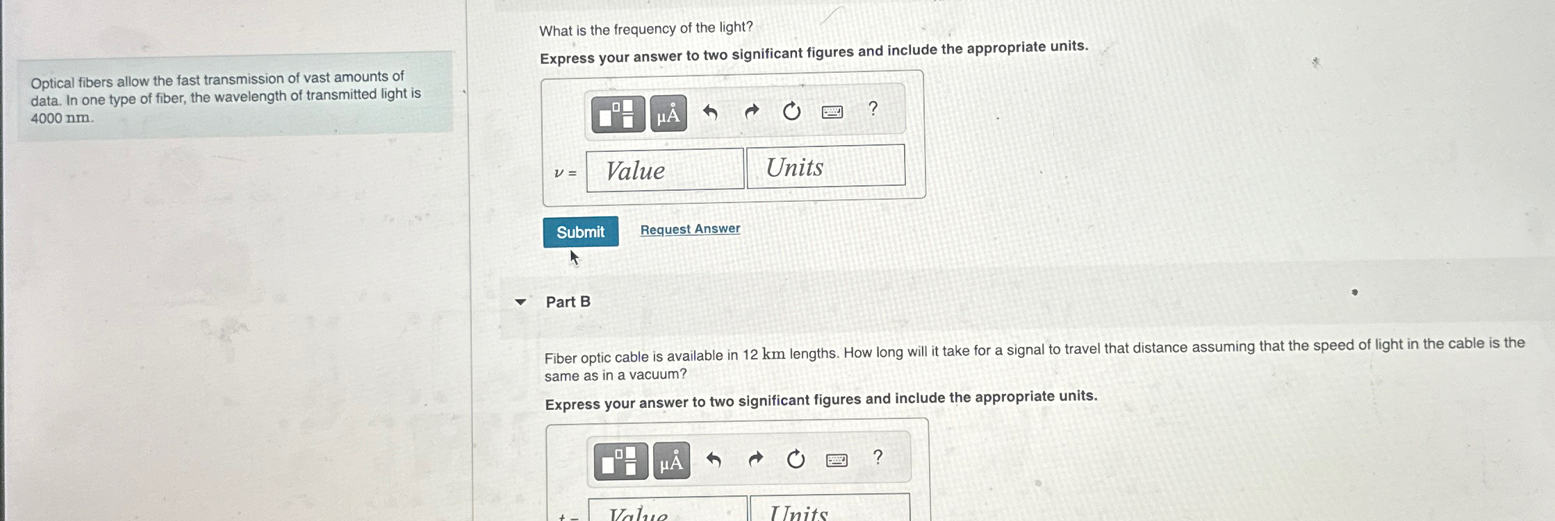 Solved What is the frequency of the light?Express your | Chegg.com