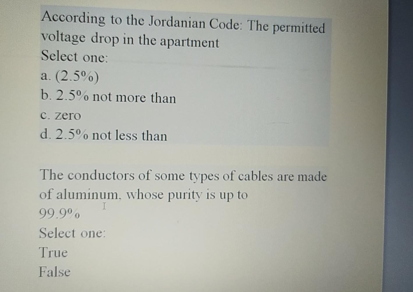 Solved According to the Jordanian Code: The permitted | Chegg.com