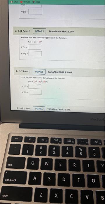 Solved Find the fint and newend derfutives of eve fonction | Chegg.com
