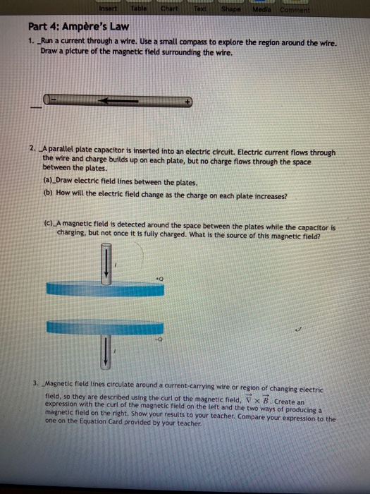 Name: Student Activity 3 Maxwell's Equations | Chegg.com