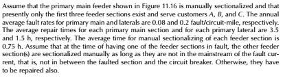 Solved Assume that the primary main feeder shown in Figure | Chegg.com