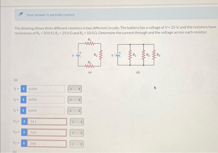 Solved The drawing shows three different resistors in two | Chegg.com