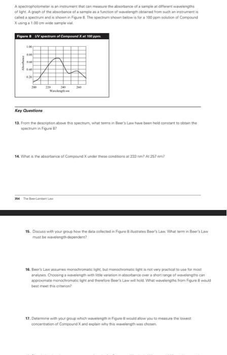Solved caled a spectrum and is strown in Figure 8 . The | Chegg.com