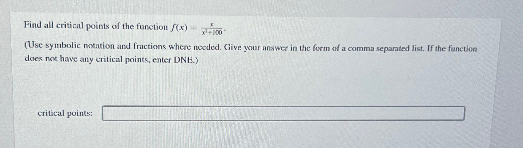 Solved Find all critical points of the function | Chegg.com