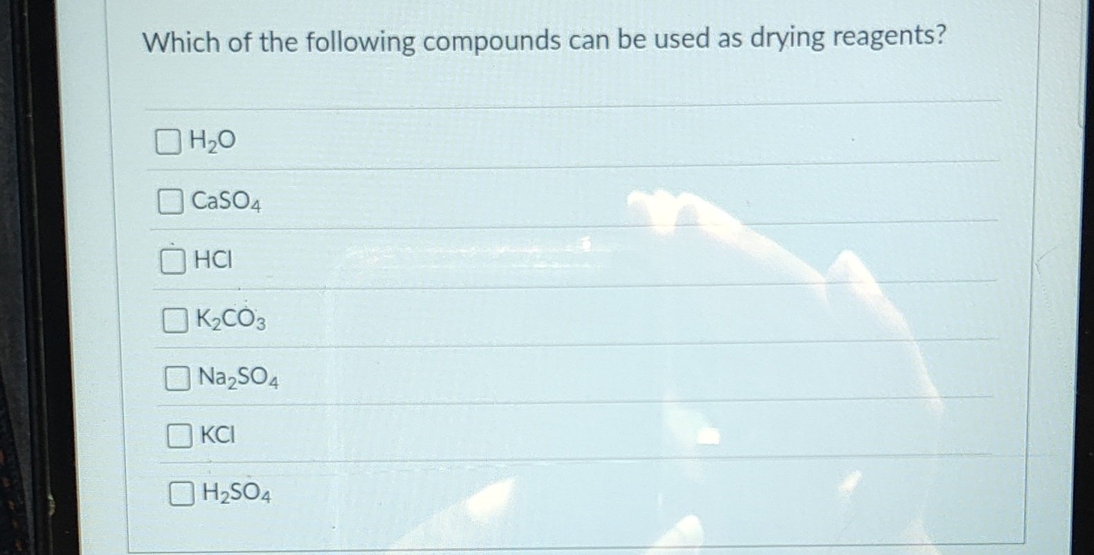 Solved Which of the following compounds can be used as | Chegg.com