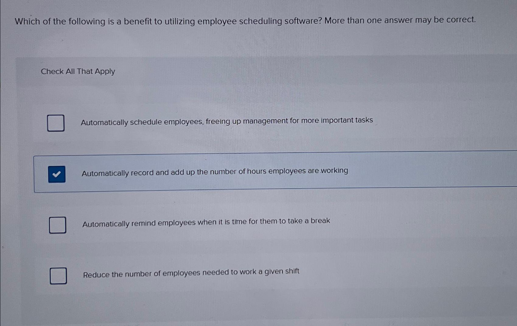 Solved Which of the following is a benefit to utilizing | Chegg.com