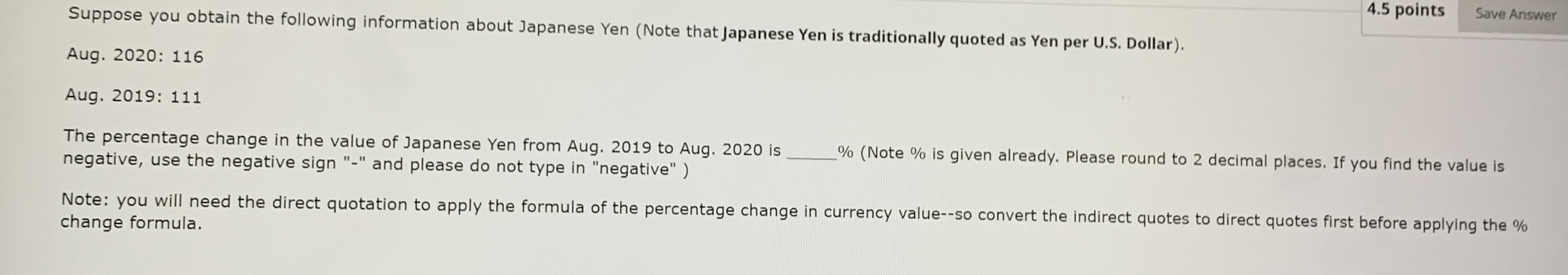 Solved Suppose you obtain the following information about | Chegg.com