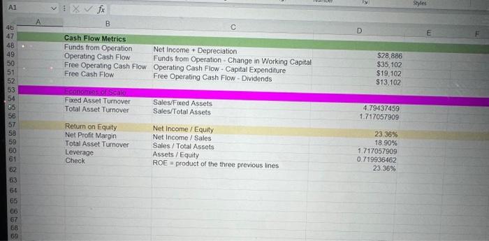 After taking a good look at the balance sheet and 10K | Chegg.com