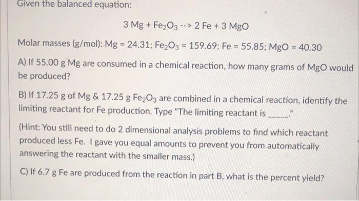 Solved Given the balanced equation: C3H8 + 5 O2 --> 3 CO2 +4 | Chegg.com