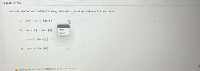 Solved Question 9 Consider the following definitions: const | Chegg.com