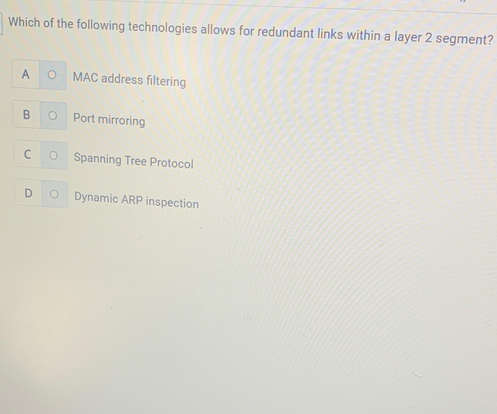 Solved Which of the following technologies allows for | Chegg.com