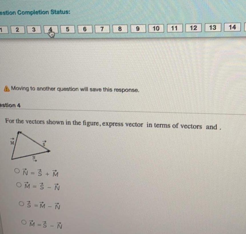 Solved estion Completion Status: 1 2 3 5 6 7 8 9 10 11 12 14 | Chegg.com Solved estion Completion Status: 1 2 3 5 6 7 8 9 10 11 12 14 | Chegg.com