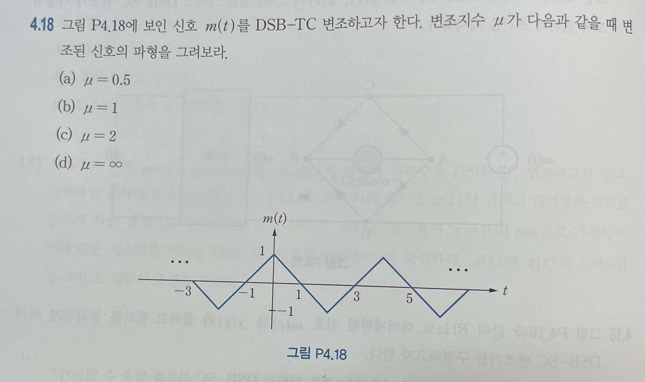 Solved 4 18 ﻿we Want To Dsb Tc Modulate The Signal M T