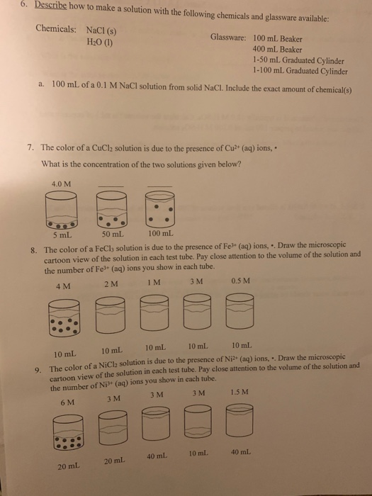 Solved 1. Calculate the new molarity that results when 125 | Chegg.com