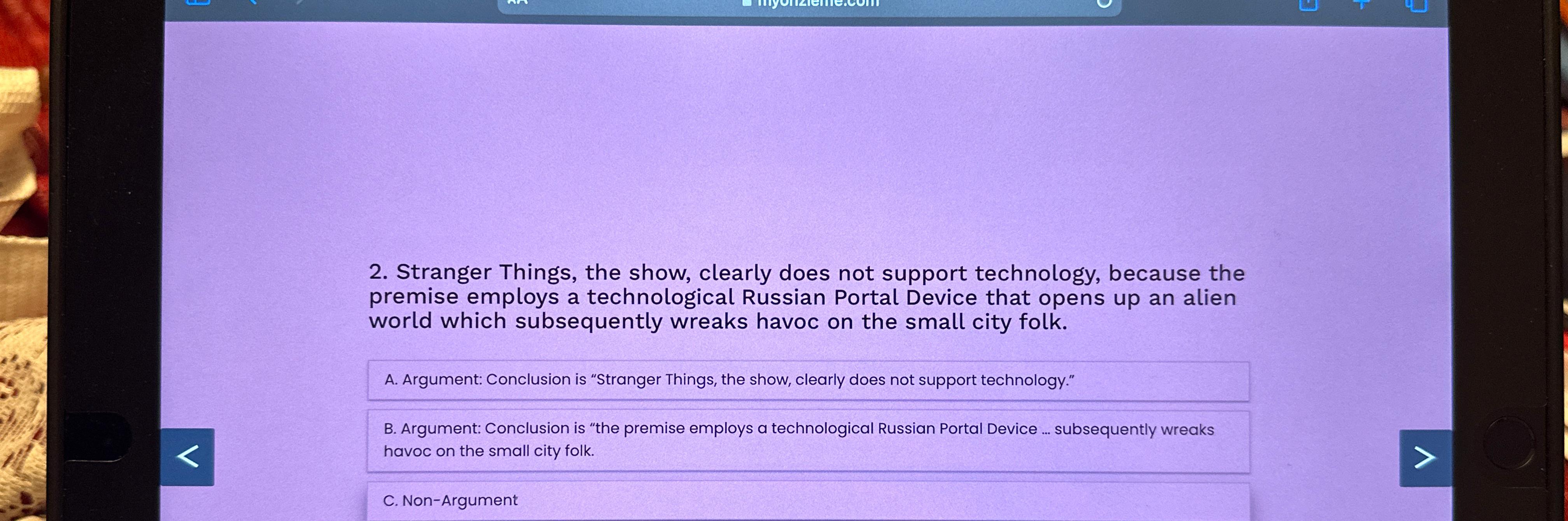 Solved Stranger Things, the show, clearly does not support | Chegg.com