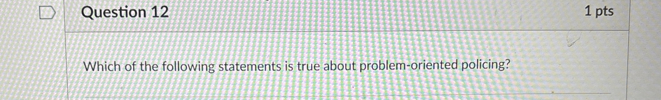 Solved Question 121 ﻿ptsWhich of the following statements is | Chegg.com