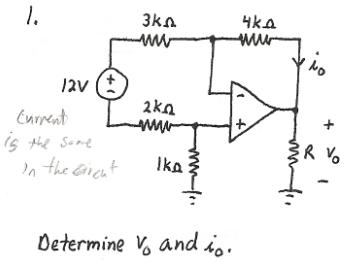 Solved Determine vo and io. | Chegg.com