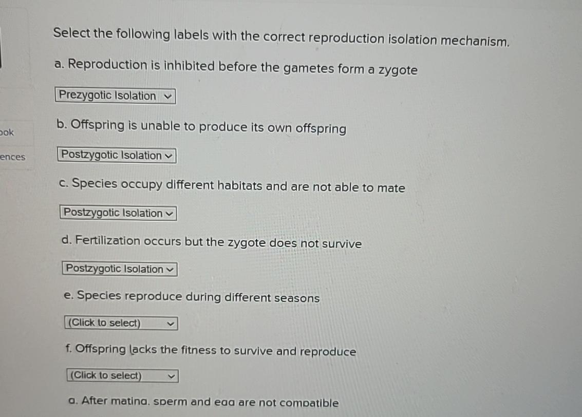 Solved Select the following labels with the correct | Chegg.com