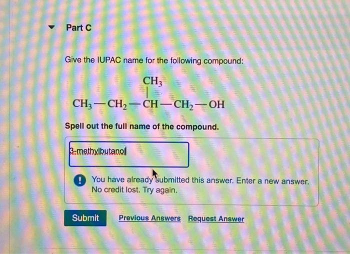 [Solved]: What is the IUPAC name of the compound please help