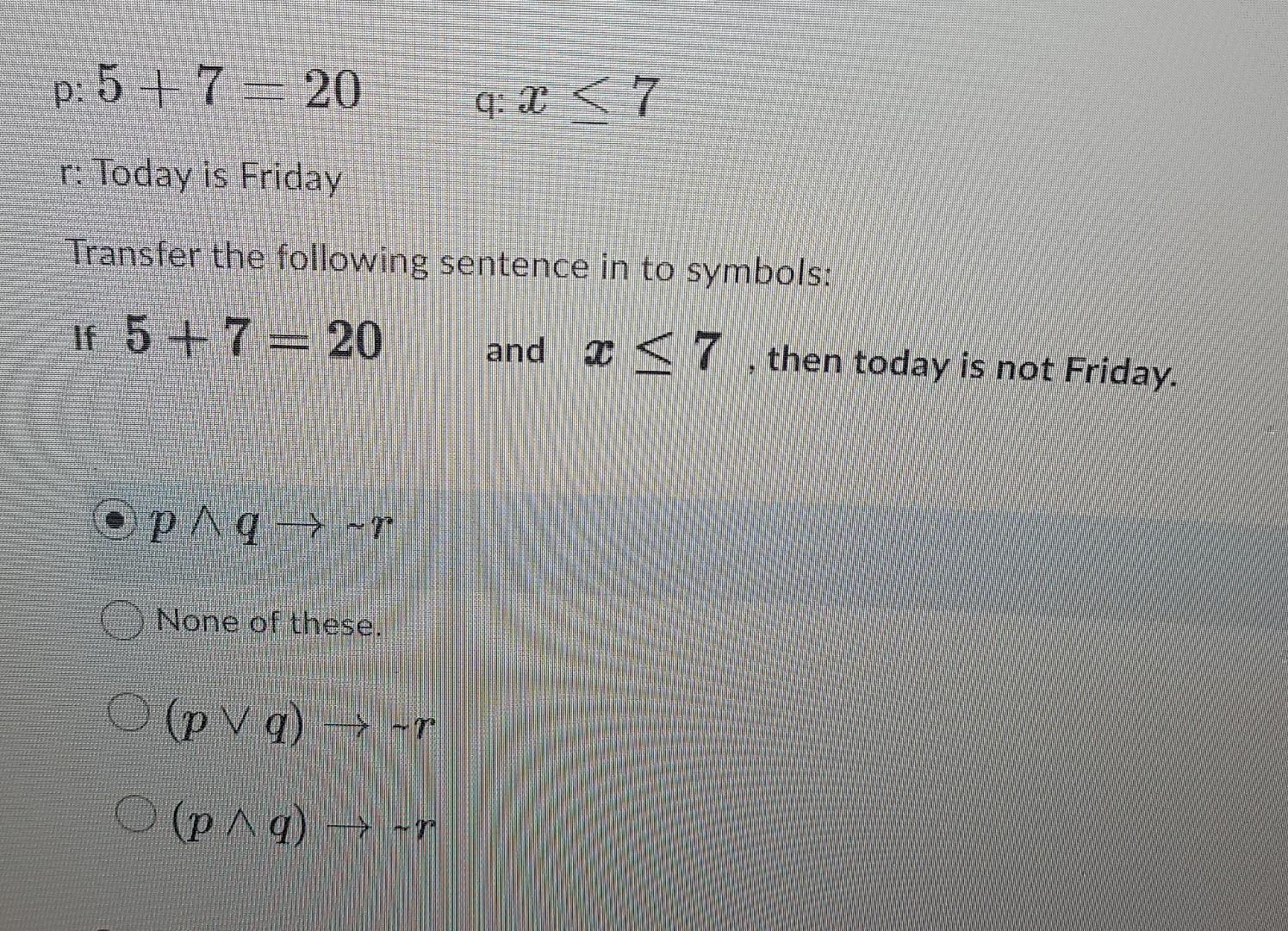 Solved p: 5 + 7 = 20 4: X Solved p: 5 + 7 = 20 4: X
