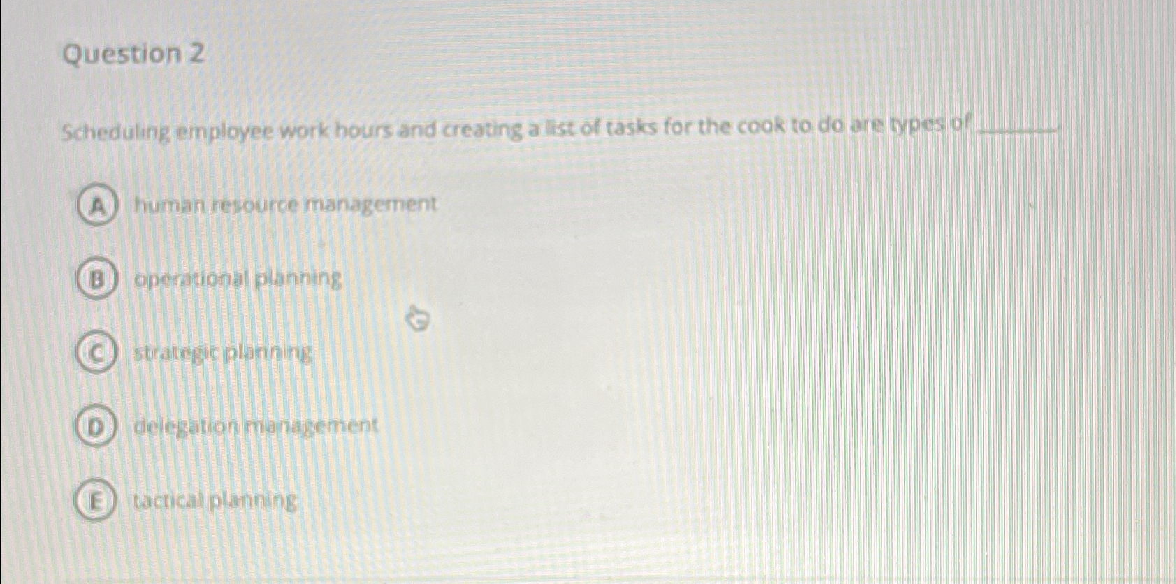 Solved Question 2Scheduling employee work hours and creating | Chegg.com