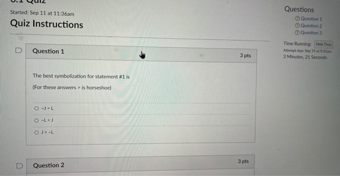 The best symbolization for statement #1 is (For these | Chegg.com