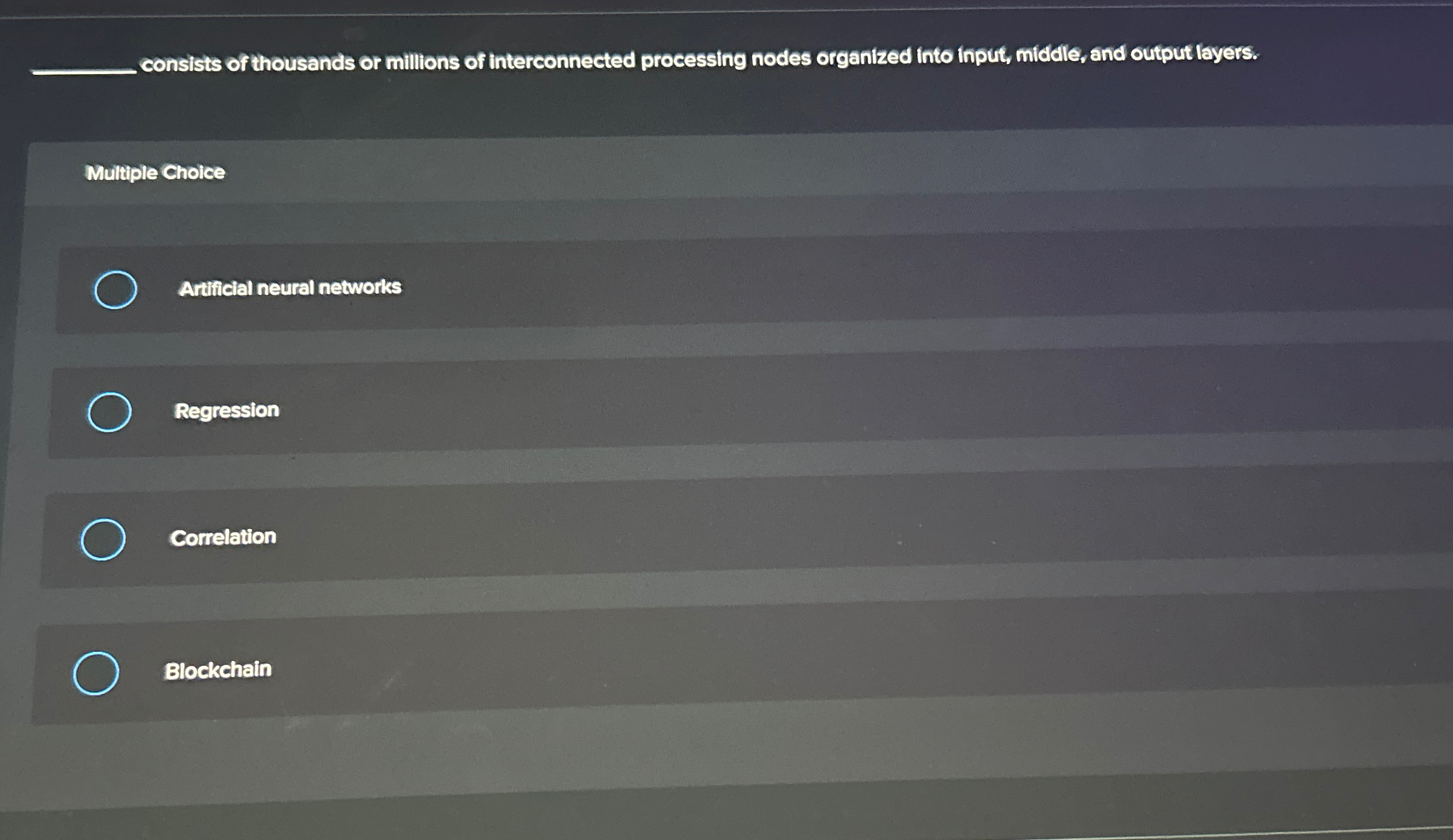 Solved Consists of thousands or millions of interconnected | Chegg.com