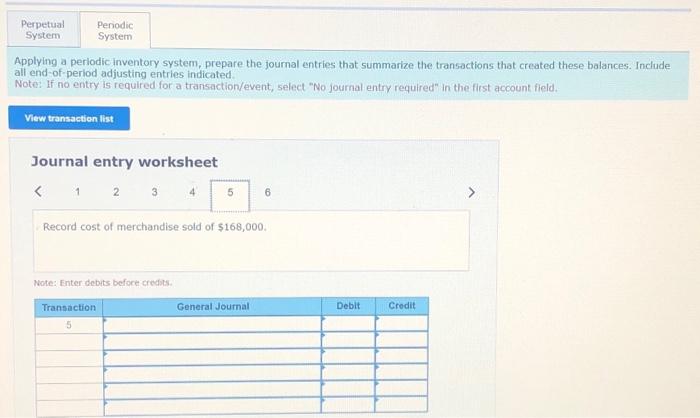 Solved Applying a perpetual inventory system, prepare the | Chegg.com