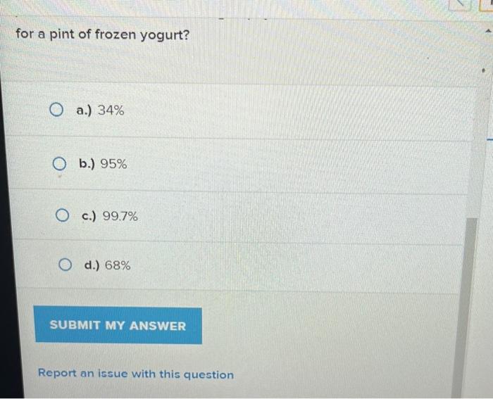 Solved LEARNING OBJECTIVE: Identify the percent of data that | Chegg.com Solved LEARNING OBJECTIVE: Identify the percent of data that | Chegg.com