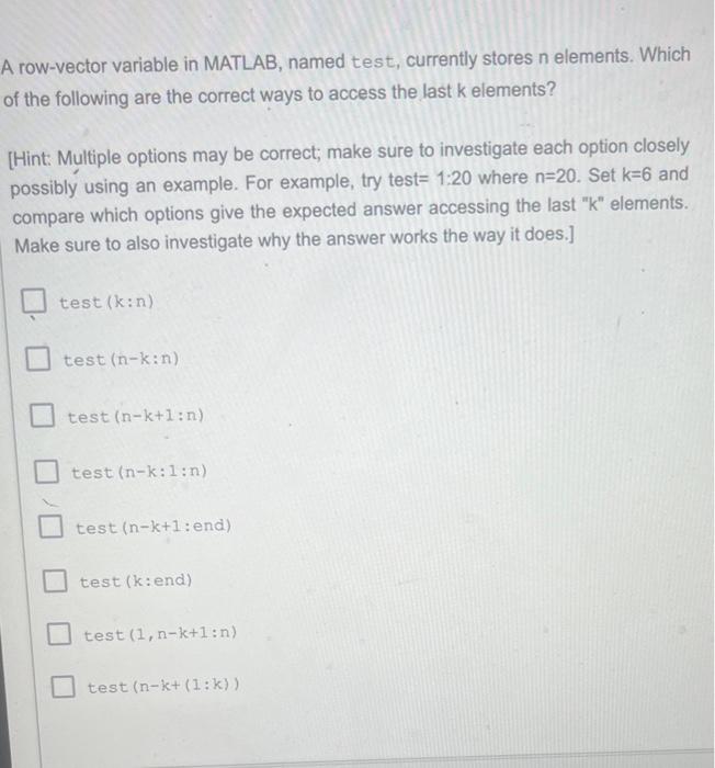 Solved Matlab Commands! thank you in advance. please state | Chegg.com